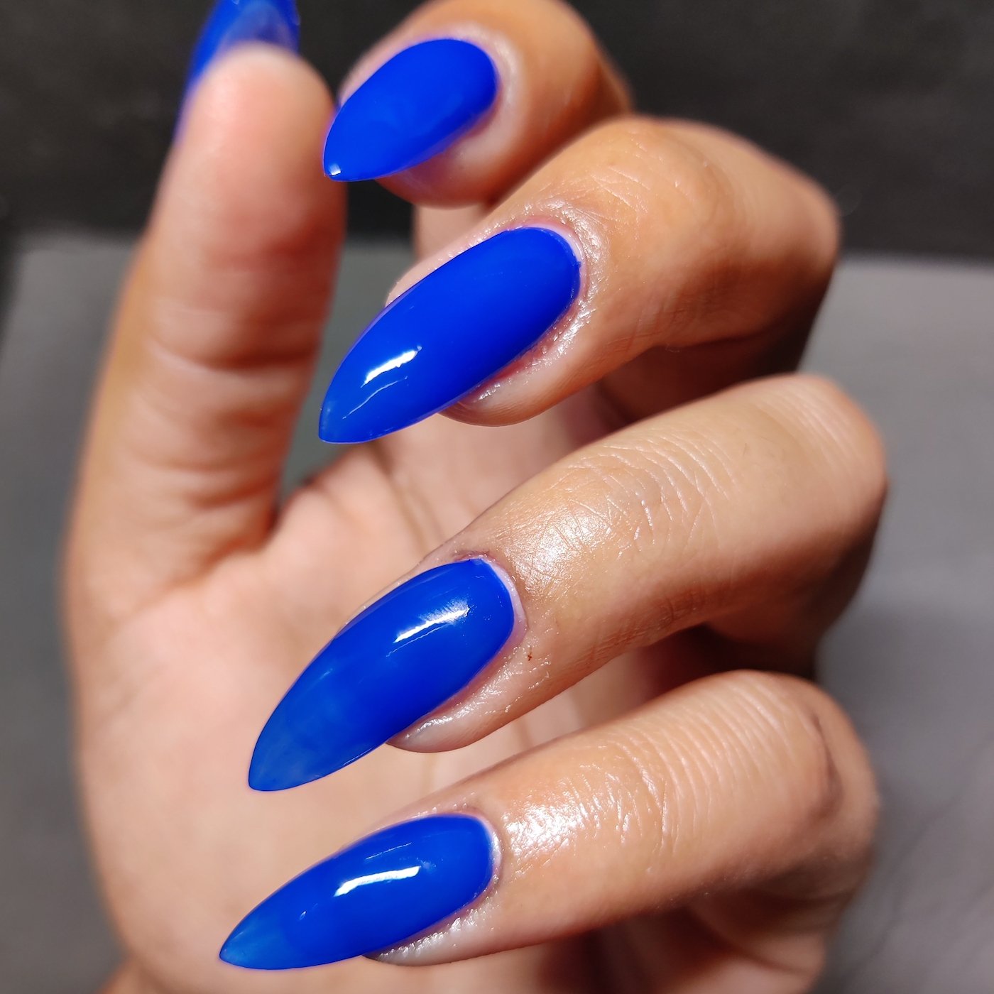 Electric Blue Nail Polish – LOUD
